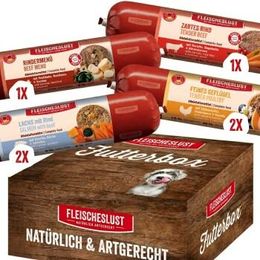 Fleischeslust Nassfutter Hund Wurst Mix-Pack 6x800 g