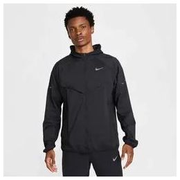 Laufjacke Nike "M NK UV RPL STRIDE JACKET", Gr. XXL, schwarz, schwarz,, Obermaterial: 100% Polyester, normal, Jacken, f&uuml;r sportliche Aktivit&auml;ten, mit Kapuze, wasserabweisend
