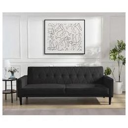 3-Sitzer DOREL HOME "Avon", grau (anthrazit), B:213cm H:81cm T:86cm, 100% Polyester, Sofas, Schlafsofa 213cm, Bettfunktion (110/190cm), trendiger Cord o. Webstoff