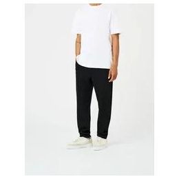 Only & Sons Jogginghose ONLY & SONS "ONSNEWKODYL LIFE LINUS REG PANT NOOS", Herren, Gr. S, N-Gr, schwarz, Sweatware, Obermaterial: 62% Polyester, 33% Viskose, 5% Elasthan, unifarben, regular fit normal, Hosen Jogginghose