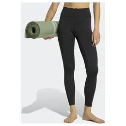 Trainingstights Adidas PERFORMANCE "ALL ME ESSENTIALS FULL-LENGTH LEGGINGS", Damen, Gr. XS, N-Gr, schwarz (schwarz, schwarz, normal, gr.), Obermaterial: 85% Polyester, 15% Elasthan, Hosen