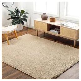 Hochflor-Teppich LIVABLISS "DADU", beige, B:160cm H:47mm L:213cm, Kunstfaser, Teppiche