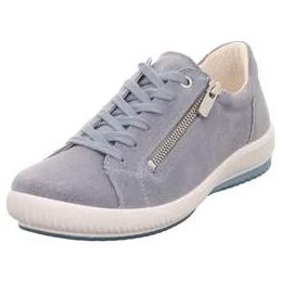 Sneaker Legero "TANARO 5.0", Damen, Gr. 38, aria (hellblau), Veloursleder, unifarben, Schuhe Sneaker, Komfortschuh, Freizeitschuh, Schn&uuml;rschuh mit Rei&szlig;verschluss