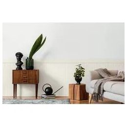 Livingwalls Vliestapete LIVING WALLS "Wallpanel Tapete Wandpaneele Mustertapete Holzpaneele Natur", grau (hellgrau), B:1,06m H:0,02m L:5m, Vlies, Tapeten, Vliestapete Holz-Optik f&uuml;r Schlafzimmer K&uuml;che Wohnzimmer Wandpaneele