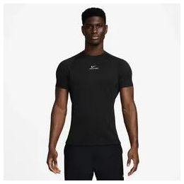 T-Shirt Nike "M NP DF NPT SS TOP", Herren, Gr. XXL, schwarz, wei&szlig;, Obermaterial: 100% Polyester, Shirts T-Shirt, sportliche Passform, mit kurzem Arm, f&uuml;r Training