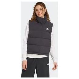 Funktionsweste Adidas SPORTSWEAR "HELIONIC CLIMAWARM L&Auml;SSIGE", Damen, Gr. XL, schwarz, Obermaterial: 100% Polyester. Wattierung: 80% Entendaune, 20% Federn, Westen Funktionsweste