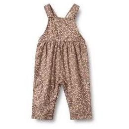 Jumpsuit Wheat "Wheat Overall Liz", M&auml;dchen, Gr. 92, schwarz sea garden, 100% Baumwolle (Bio), normal, Overalls Jumpsuit