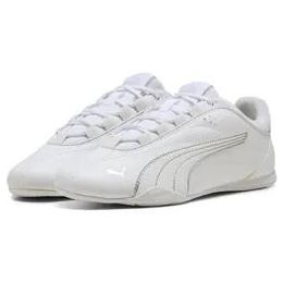 Sneaker Puma "Catch Soleil Sneakers Damen", Damen, Gr. 40, silber (wei&szlig; silber feather gray metallic), Obermaterial: Textil, Synthetik. Futter: Textil. Innensohle: Textil. Laufsohle: Gummi, Schuhe Sneaker