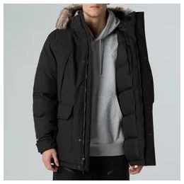 Funktionsparka The North Face "M MCMURDO PARKA", Herren, Gr. L, tnf schwarz, tnf schwarz, Obermaterial: 100% Nylon. Besatz: 62% Polyester, 38% Polyacryl. Wattierung: 100% Daunen, hoch geschlossener Ausschnitt, Jacken, f&uuml;r kaltes Wetter, wasser- und winddicht, mit Daunenwattierung