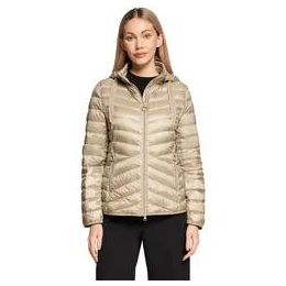 Outdoorjacke Betty Barclay "Damen mit abnehmbarer Kapuze", Damen, Gr. 40, beige, Obermaterial: 100% Polyamid; F&uuml;llung: 100% Polyester, tailliert, Jacken Outdoorjacke