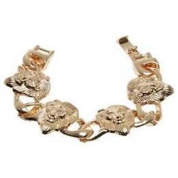 Bettelarmband Urban Classics "Urban Classics Unisex Lion Bracelet" Gr. S, gold, Armb&auml;nder, Damen, S/M, Zink, Bettelarmband