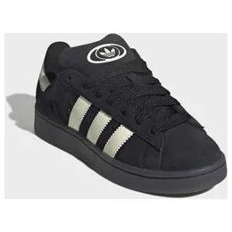 Sneaker Adidas ORIGINALS "CAMPUS 00S", Damen, Gr. 36, core schwarz, cream wei&szlig;, gold metallic, Leder, Schuhe Sneaker, Topseller