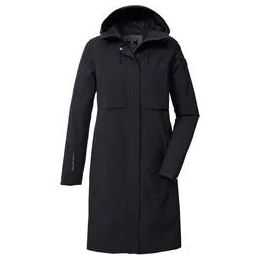 Parka Killtec "KOS 46 WMN PRK", Damen, Gr. 36, schwarz, Obermaterial: 100% Polyester;Futter: 100% Polyester, Jacken Parka, Wasserdichter Damenparka, atmungsaktiv, verstellbare Details