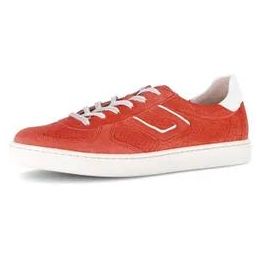 Sneaker Gabor "Sneaker low", Herren, Gr. 44, orange, Schuhe Sneaker