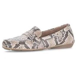 Mokassin Gabor "Mokassin", Damen, Gr. 40,5, beige, Schuhe Mokassin