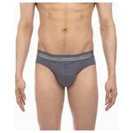 Minislip HOM "HO1", Herren, Gr. M, grau, Obermaterial: 65% Baumwolle, 22% Modal, 13% Elasthan, unifarben, Unterhosen, bequem, weich, eng, elastisch, basic, breiter Bund, Baumwollmix