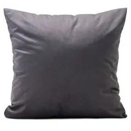 G&ouml;zze Dekokissen G&Ouml;ZZE "California", anthrazit, unifarben, B:45cm H:10cm L:45cm, Polyester, Dekokissen_Sitzkissen_Kissenh&uuml;llen