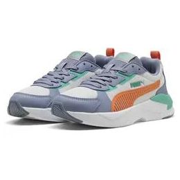 Sneaker Puma "X-Ray 3 Sneakers Jugendliche", Damen, Gr. 37,5, feather gray melon glow sky vibrant gr&uuml;n orange, Obermaterial: Synthetik, Textil. Futter: Textil. Innensohle: Textil. Laufsohle: Synthetik, Gummi, Schuhe Sneaker