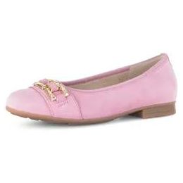 Ballerina Gabor "Eleganter Ballerina", Damen, Gr. 40,5, rosa, Schuhe Ballerina