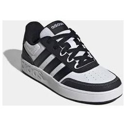 Sneaker Adidas SPORTSWEAR "BREAKBASE KIDS", M&auml;dchen, Gr. 38,5, cloud wei&szlig;, core schwarz, ftwr wei&szlig;, Synthetik, Textil, Schuhe Sneaker, f&uuml;r Kinder & Jugendliche