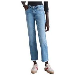 Marc O'Polo Regular-fit-Jeans MARC O'POLO "aus softem Cashmere Touch Denim", Damen, Gr. 27, L&auml;nge 32, medium blau, Obermaterial: 92% Baumwolle, 6% Elastomultiester, 2% Elasthan, unifarben, regular fit kn&ouml;chellang, Jeans