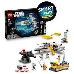 Konstruktionsspielsteine Lego "SMART Play: Lukes Rot F&uuml;nf X-Wing (75423), Lego Star WarsTM", bunt, Spielbausteine, Kinder, Kunststoff, inklusive SMART Brick; mit Licht- und Soundeffekten
