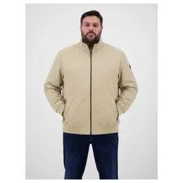 Blouson Lerros "Blouson leicht gef&uuml;ttert in GROSSEN GR&Ouml;SSEN", Herren, Gr. 4XL, kitt, 100% Polyester, Jacken Blouson, Herren Blouson in &Uuml;bergr&ouml;&szlig;e, Wasser- und windabweisend, Atmungsaktiv