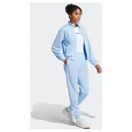 Trainingsanzug Adidas SPORTSWEAR "W FEELCOZY TS", Damen, Gr. XL, glow blau, Obermaterial: 100% Polyester, Sportanz&uuml;ge Trainingsanzug