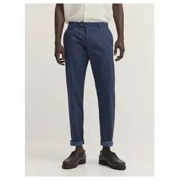 Chinohose Bugatti "Modern Fit", Herren, Gr. 38, L&auml;nge 34, 370, marine, 86% Baumwolle, 11% Polyester, 3% Elasthan, unifarben, normal, Hosen Chinohose, aus der DynamicSeries