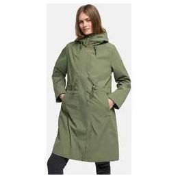Outdoorjacke Marikoo "Zilandaa", Damen, Gr. 3XL, olive leaf, Obermaterial: 100% Polyester; Futter: 100% Polyester; Wattierung: 100% Polyester; &Auml;rmelfutter: 100% Polyester, Jacken Outdoorjacke, Moderner Outdoorparka mit Kapuze und Kordelzug
