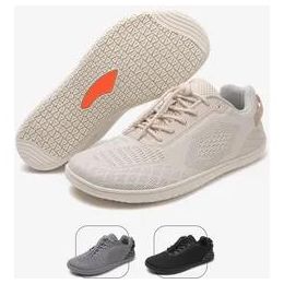Barfu&szlig;schuh DOTALES "Litestep Barfu&szlig;schuhe Damen & Herren Barfu&szlig; Sneaker", Damen, Gr. 39, Normalschaft, beige, Kunstfaser, Mesh, Polyurethan, Textil, Schuhe Barfu&szlig;schuh, Barfu&szlig; Sneaker, Minimalschuhe