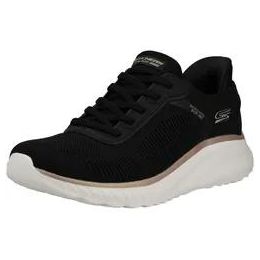Sneaker Skechers "Skechers Sneaker Textil", Damen, Gr. 36, schwarz, wei&szlig;, Textil, Schuhe Sneaker