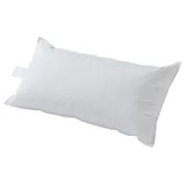 3-Kammer-Kopfkissen OTTO HOME "Kyam, NEUHEIT Kissen hergestellt in Deutschland", wei&szlig;, B:40cm L:80cm, Bezug Au&szlig;enkissen: 100% Baumwolle. F&uuml;llung Au&szlig;enkammer: 90% Daunen, 10% Federn. F&uuml;llung Innenkammer: 100% Federn, Kopfkissen, Kopfkissen 40x80 cm, 80x80 cm, DOWNPASS zertifiziert, NOMITE