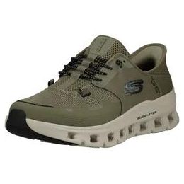 Sneaker Skechers "Skechers Sneaker Textil", Herren, Gr. 45, gr&uuml;n, Textil, Schuhe Sneaker