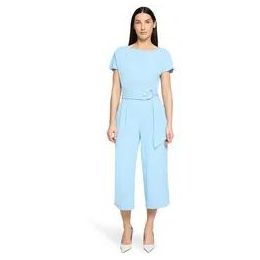 Overall Betty Barclay "Damen mit Eingrifftaschen", Damen, Gr. 44, Normalgr&ouml;&szlig;en, powder blau, Obermaterial: 96% Polyester, 4% Elasthan, figurumspielend, U-Boot-Ausschnitt, Overalls Overall