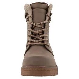 Stiefel Tom Tailor "Tom Tailor Winter Boots", Damen, Gr. 37, schwarz mud, Polyurethan, unifarben, Schuhe Stiefel