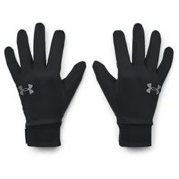 Trainingshandschuhe Under Armour "STORM LINERS", Herren, Gr. L, schwarz, pitch gray, Handschuhe, f&uuml;r Sportmode und Fitness, aus ultraweichem Strickmaterial