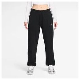 Sporthose Nike SPORTSWEAR "W NSW CHLL FT JGGR PANT", Damen, Gr. XL, N-Gr, schwarz, schwarz,, Obermaterial: 70% Baumwolle, 30% Polyester, Hosen Sporthose, aus French Terry, zwischen Fleece und Jersey-Strick