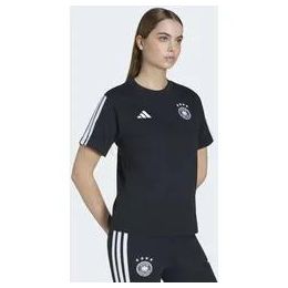 T-Shirt Adidas PERFORMANCE "DEUTSCHLAND DNA TRIKOT", Damen, Gr. L, schwarz, Obermaterial: 100% Baumwolle, Rundhals, Shirts T-Shirt