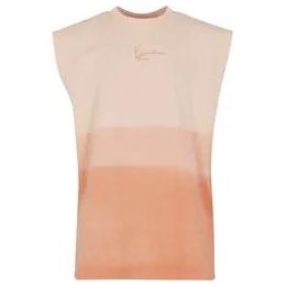 Tanktop Karl Kani "Karl Kani Signature Gradient Sleeveless T-Shirt", Herren, Gr. M, orange, 100% Baumwolle, normal, Tops Tanktop