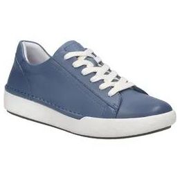 Sneaker Josef Seibel "Claire 01, slate blue", Damen, Gr. 40, blau (slate blau), Obermaterial: 100% Rindsleder Leather cow., Schuhe Sneaker