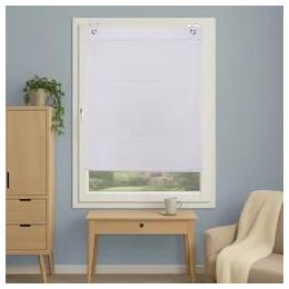 Magnetrollo Home Wohnideen "ABELIA", wei&szlig;, B:60cm H:130cm, Obermaterial: 100% Polyester, Raffrollos, Uni