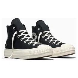 Sneaker Converse "CHUCK TAYLOR ALL STAR LIFT PLATFOR", Herren, Gr. 39, schwarz, schwarz, egret, Textil, Schuhe Sneaker