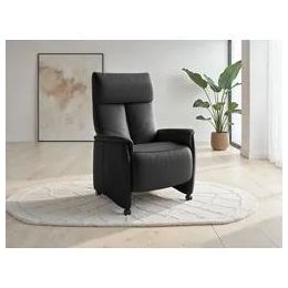 Sit & More TV-Sessel SIT & MORE "Cremona Comfort", schwarz, B:76cm H:119cm T:84cm, Sessel, wahlweise manuell oder elektrischer Funktion mit Akku