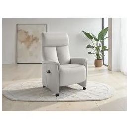 Sit & More TV-Sessel SIT & MORE "Cremona Comfort", reinwei&szlig;, B:76cm H:112cm T:84cm, Sessel, wahlweise manuell oder elektrischer Funktion mit Akku