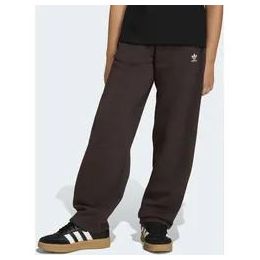 Sporthose Adidas ORIGINALS "KIDS, WEITES BEIN", Jungen, Gr. 164, N-Gr, aurora coffee meliert,, Obermaterial: 70% Baumwolle, 30% Polyester, Hosen Sporthose