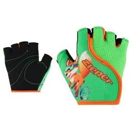 Fahrradhandschuhe Ziener "CLAUDI-Z", Kinder, Gr. XS, lime gr&uuml;n, Materialmix, Handschuhe