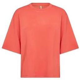 Kurzarmhemd soyaconcept "Soya Concept T-shirt SC-BANU", Herren, Gr. XL, Normalgr&ouml;&szlig;en, 4030 bittersweet, Obermaterial: 48% Modal, 48% Polyester, 4% Elasthan, Hemden