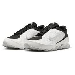Sneaker Nike SPORTSWEAR "Reax 8", Herren, Gr. 47, summit wei&szlig;, metallic silber, schwarz, Synthetik, Schuhe Sneaker, inspiriert vom Design des Nike Shox