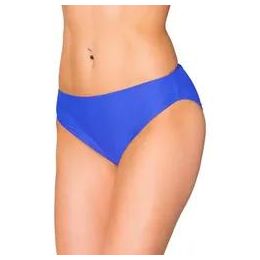 Bikini-Hose AQUARTI "Bikinihose Aquarti Damen Bikini Hose mit mittelhohem Bund", Damen, Gr. 38, N-Gr, blau (kornblumenblau), Obermaterial: 80% Polyamid PA. 20% Elasthan EL., Badehosen Bikini-Hose